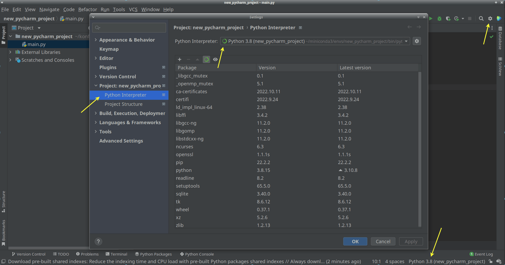 Install SDK using PyCharm — Konfuzio documentation